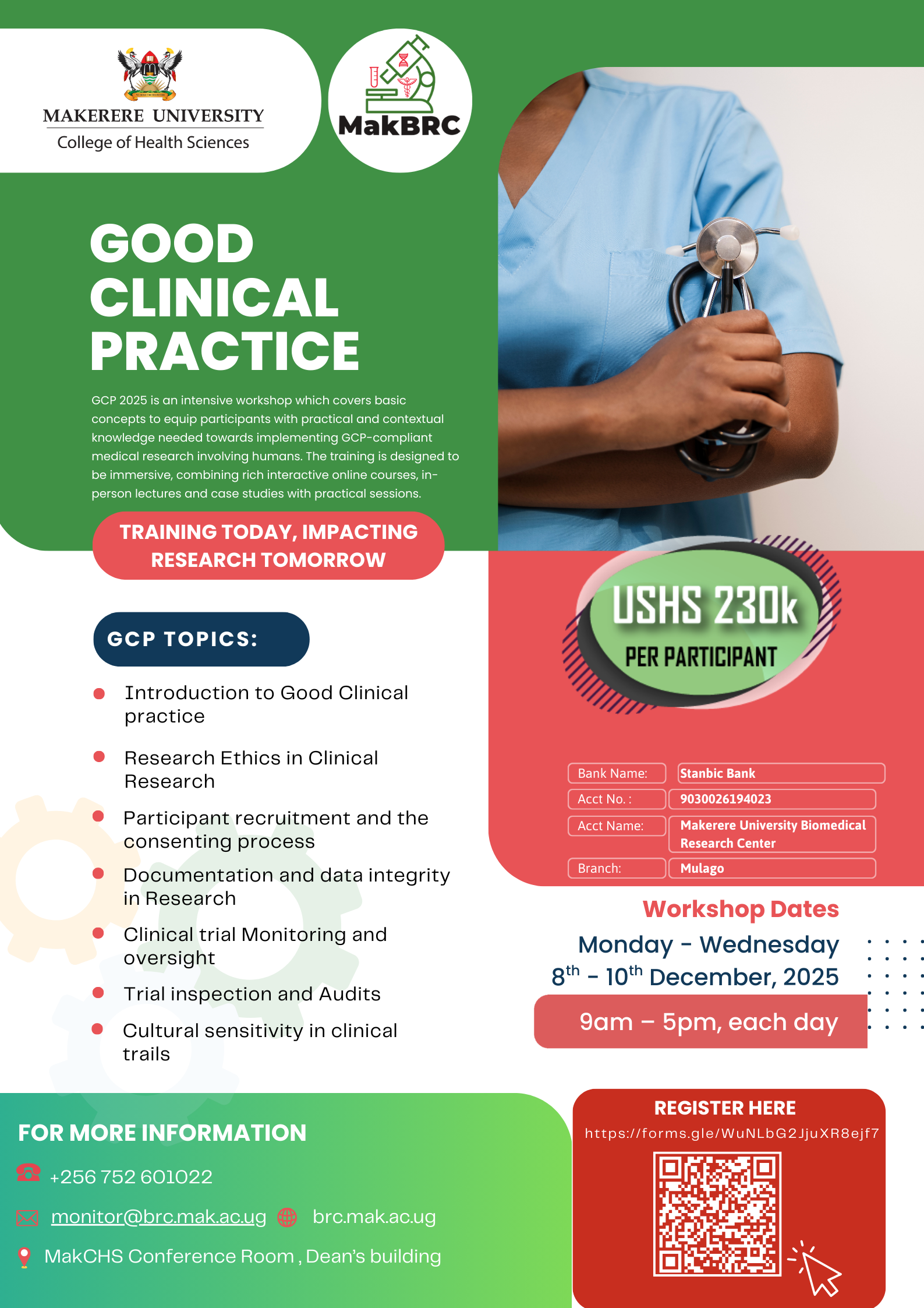 Good Clinical Practice (GCP) 2025 Workshop – Makerere University ...